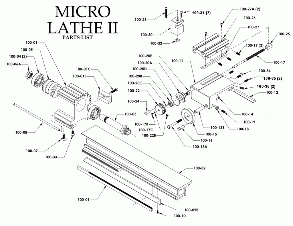 Micro Lathe II Parts | TAIG Tools